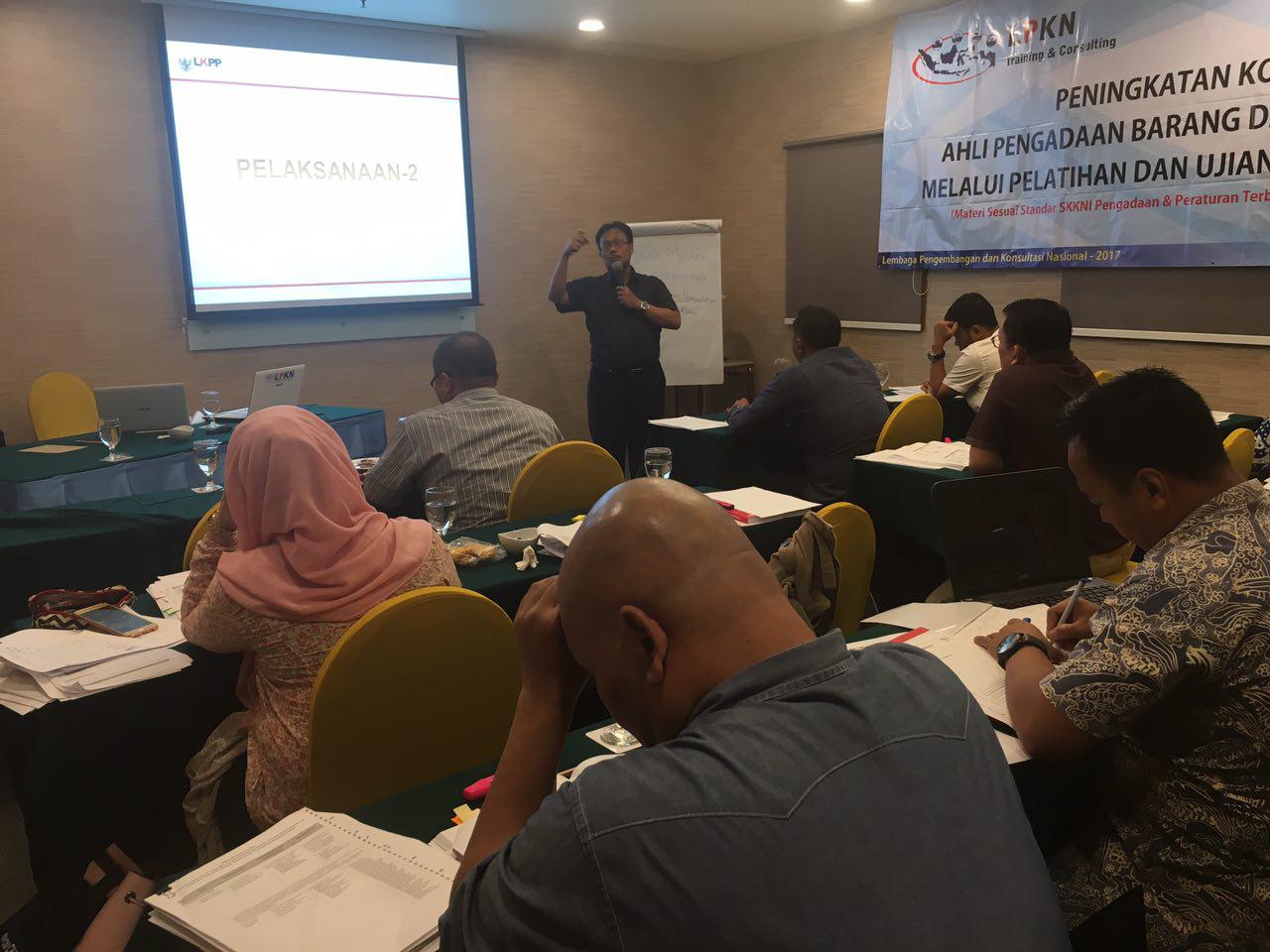 Workshop Nasional Peningkatan Kompetensi Ahli Pengadaan Barang Dan Jasa Pemerintah - Diklat LPKN